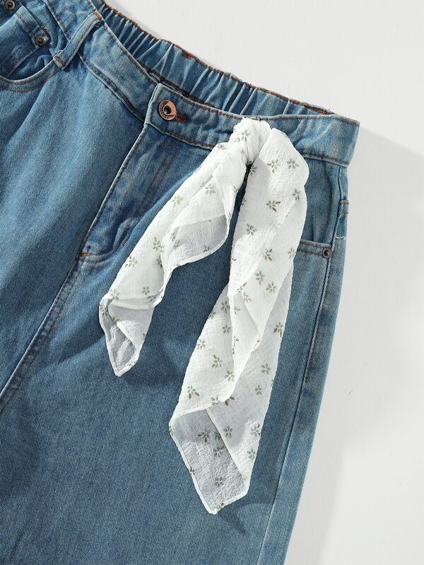 French rustic style small fresh flowers floral triangle Hair Band ...