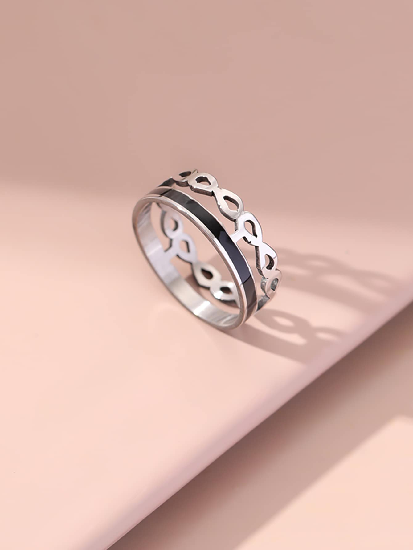 Hollow Out Infinity Symbol Decor Ring | SHEIN USA