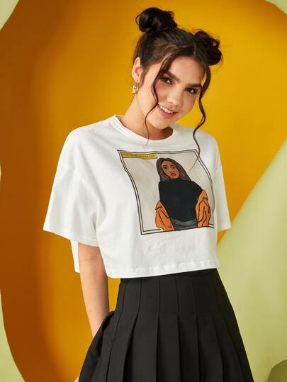 Graphic & Logo Tees | Slogan Tees | SHEIN USA