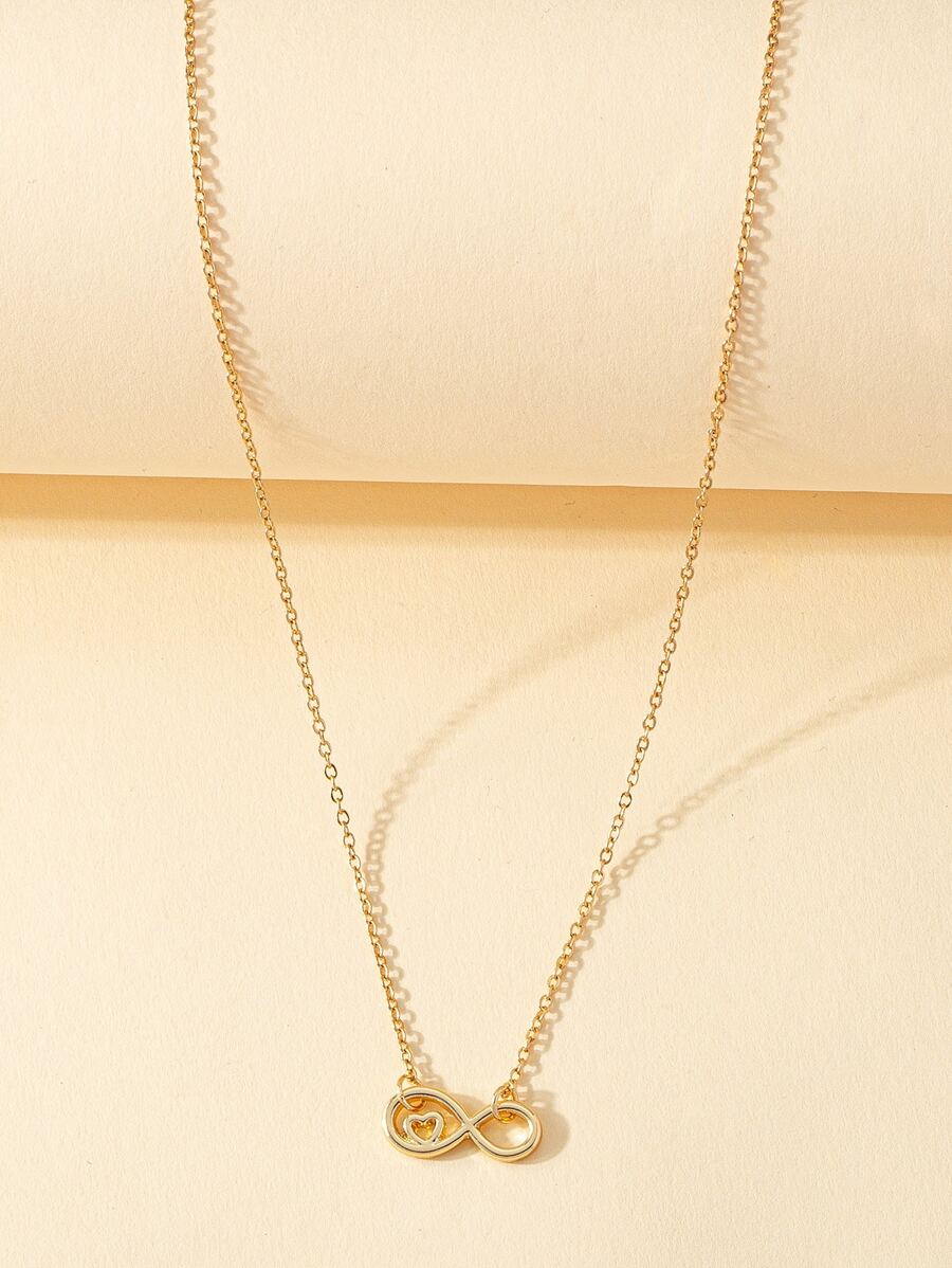 Infinity Symbol Charm Necklace | SHEIN USA