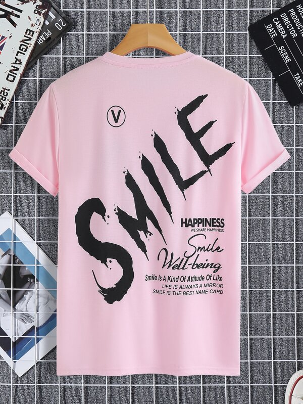 Manfinity EMRG Homme T-shirt à motif slogan | Mode en ligne | SHEIN FRANCE