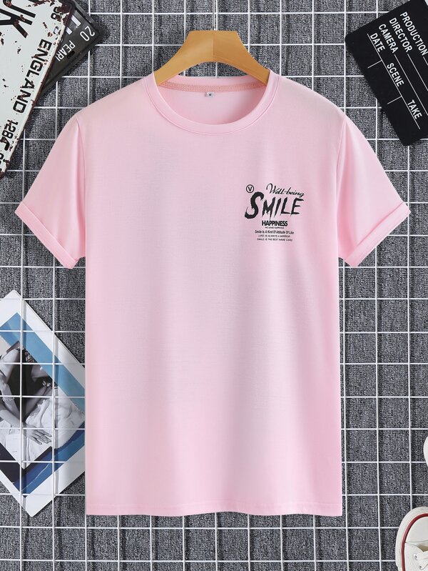 Manfinity EMRG Homme T-shirt à motif slogan | Mode en ligne | SHEIN FRANCE