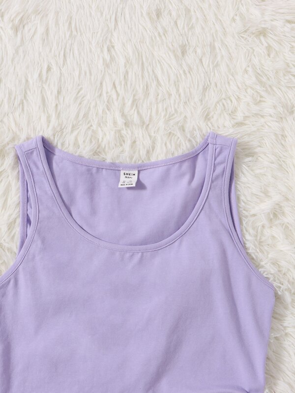 SHEIN Teen Girls Fishnet Top & Tank & Pleated Skirt Set | SHEIN UK