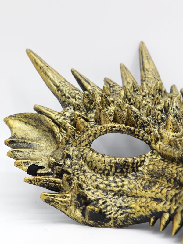 Vintage Gold Dragon Head Mask | SHEIN EUR