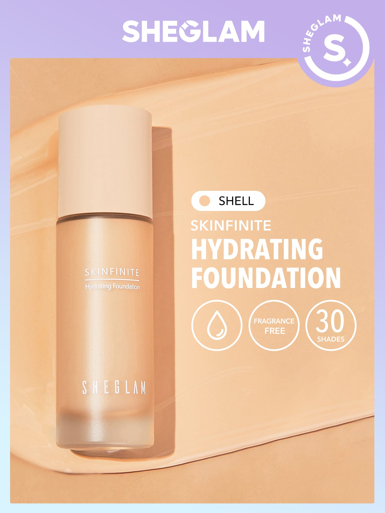 SHEGLAM Skinfinite Hydrating Foundation-Shell