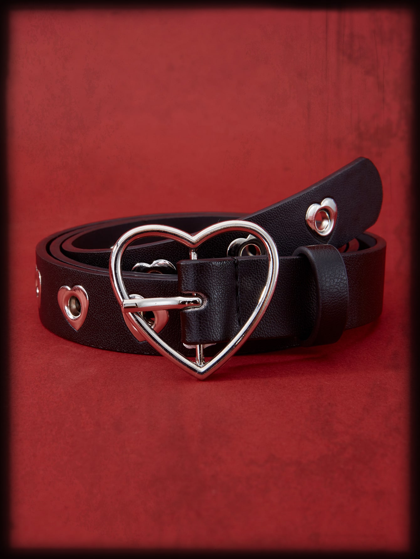 Punk Rock Heart Buckle Belt
