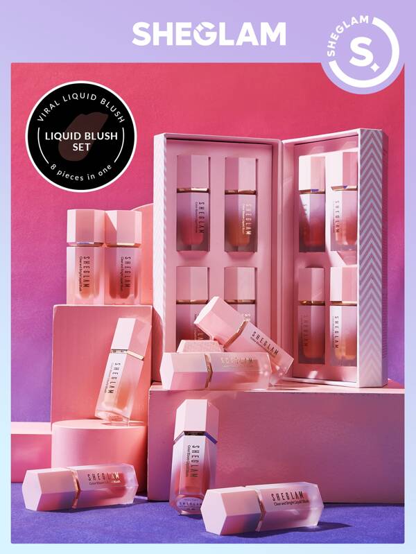 SHEGLAM Caja de Colorete Líquido Color Bloom | Moda de Mujer | SHEIN México