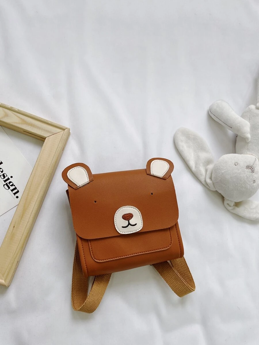 Kids Cartoon Pattern Flap Backpack | SHEIN USA