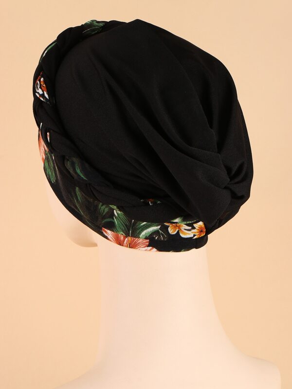 Tropical Print Braided Detail Head Wrap | SHEIN UK