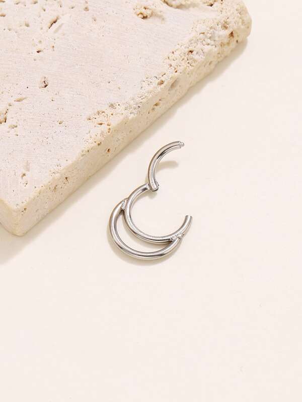 Minimalist Nose Ring Stainless Steel Fashion Punk Perfect Piercing For ...