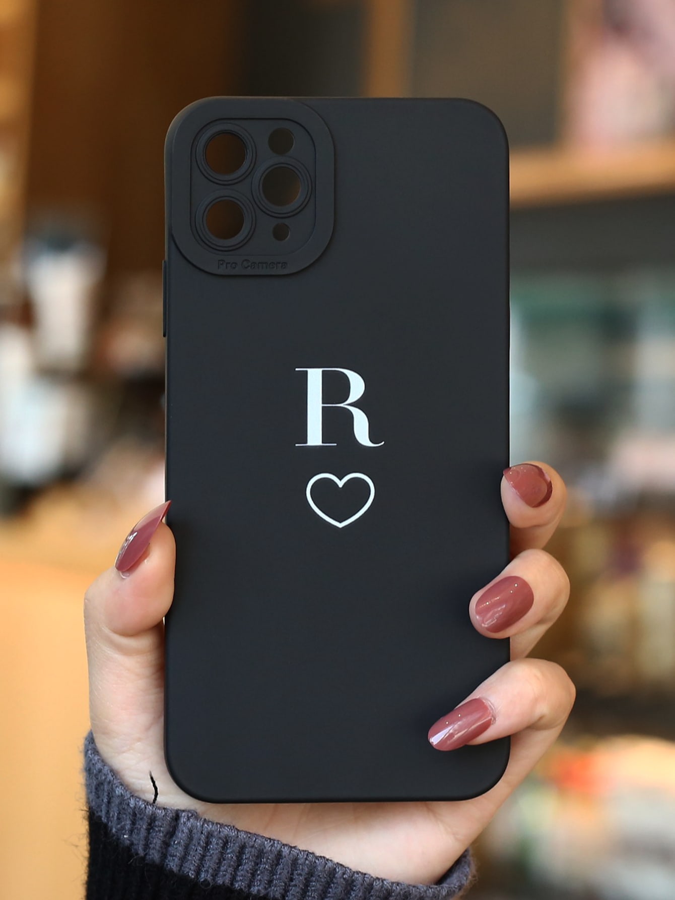 Letter Graphic Phone Case
