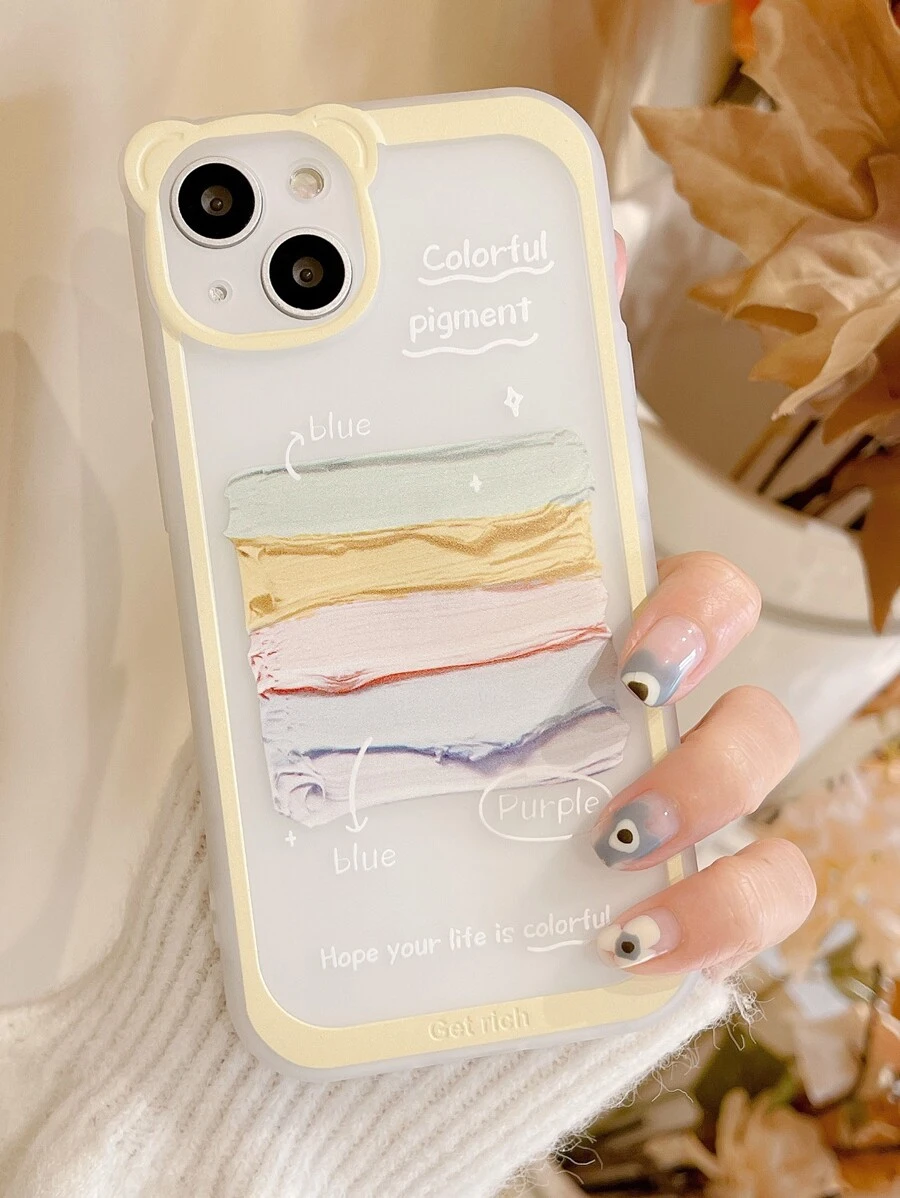 Color Pigment Phone Case | SHEIN USA
