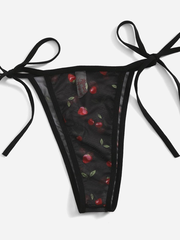 Romwe Kawaii Romwe X Gabiciamp Dessous Set Mit Kirsche And Erdbeere