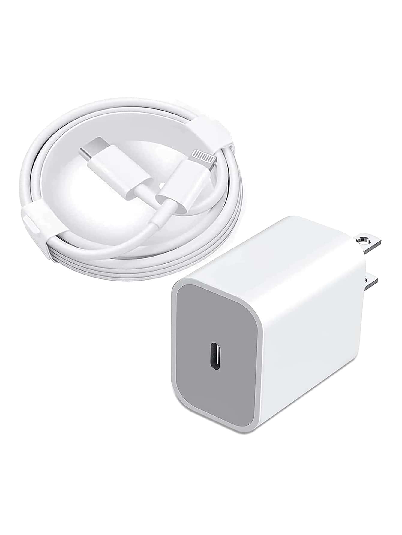 18W Fast Charger Head With 1M Data Cable