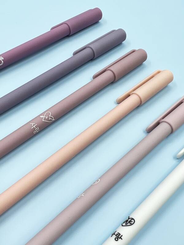 6 pezzi penna a sfera con grafica lettera | SHEIN ITALIA