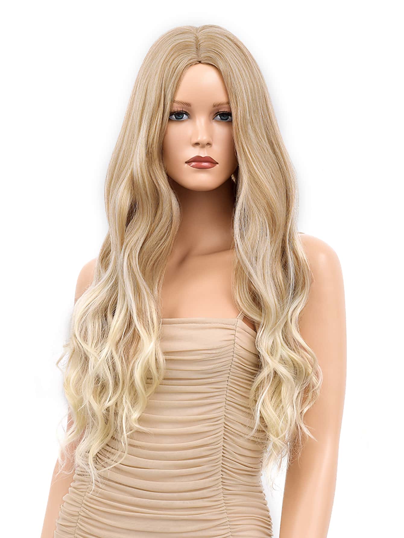 Natural Long Body Wave Synthetic Wig | SHEIN USA