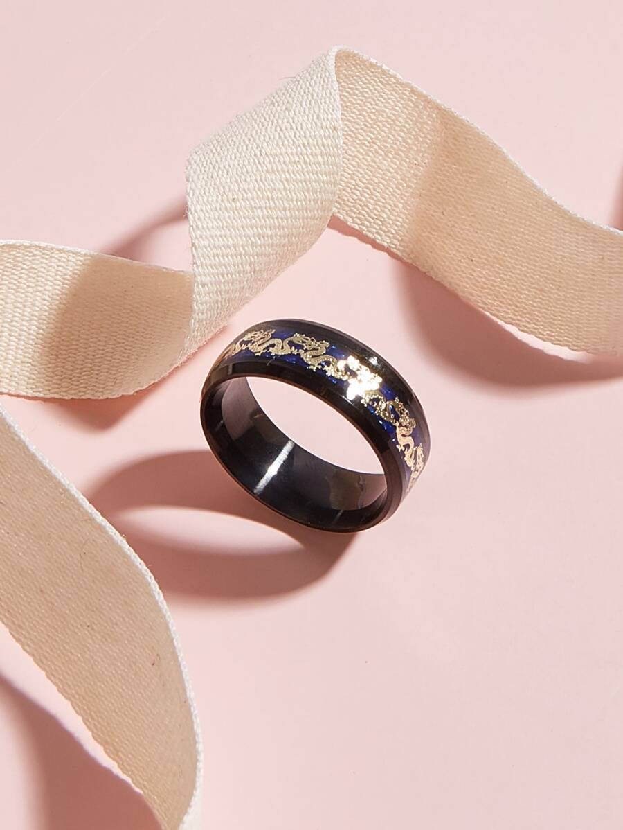 Chinese Dragon Pattern Ring | SHEIN USA