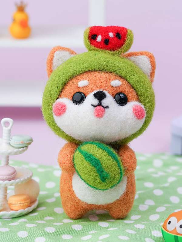Animal Shaped Wool Felt Poke Material Kit | SHEIN USA