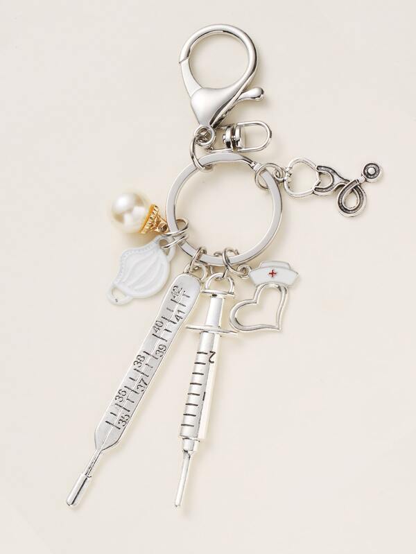 Doctor And Nurse Stethoscope Keychain | SHEIN USA