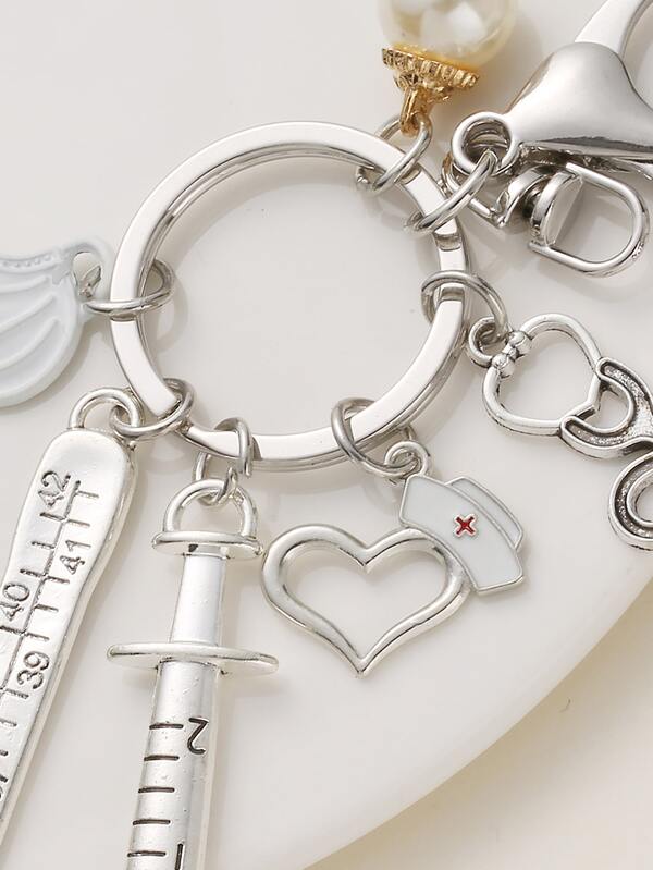 Doctor And Nurse Stethoscope Keychain | SHEIN USA