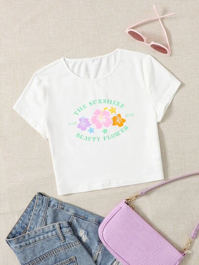 Women's Cropped Tees | Cropped Tops | SHEIN USA