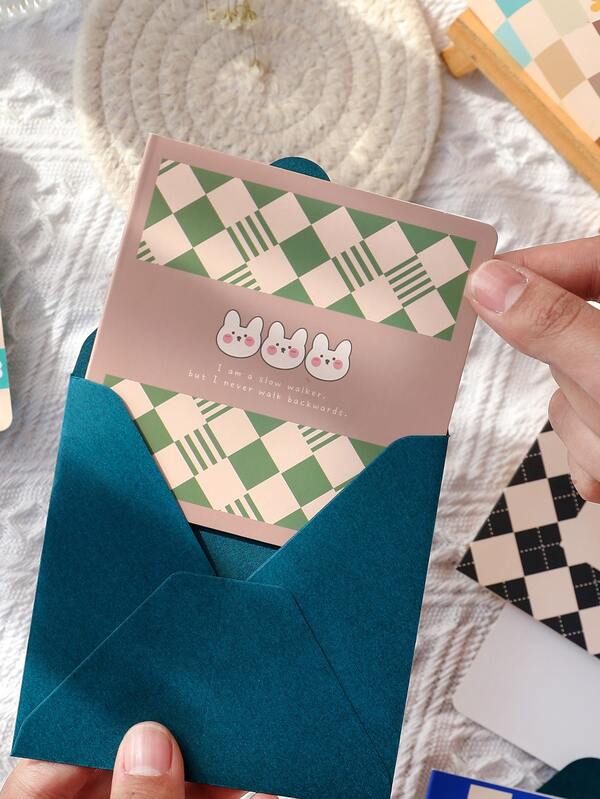 18pcs Envelope & Greeting Card & Sticker Set | SHEIN USA