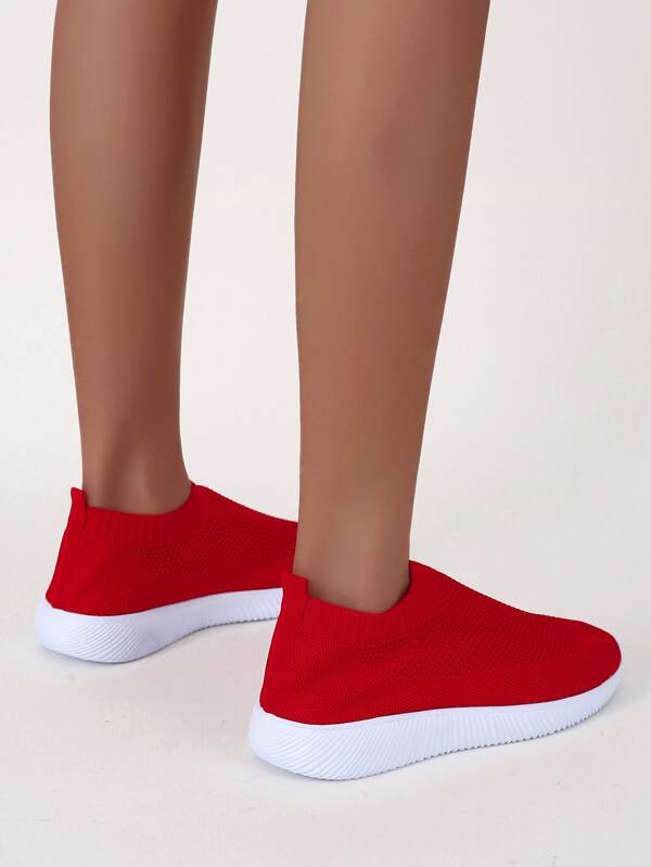 Women's Red Slip-on Road Running Shoes | SHEIN USA