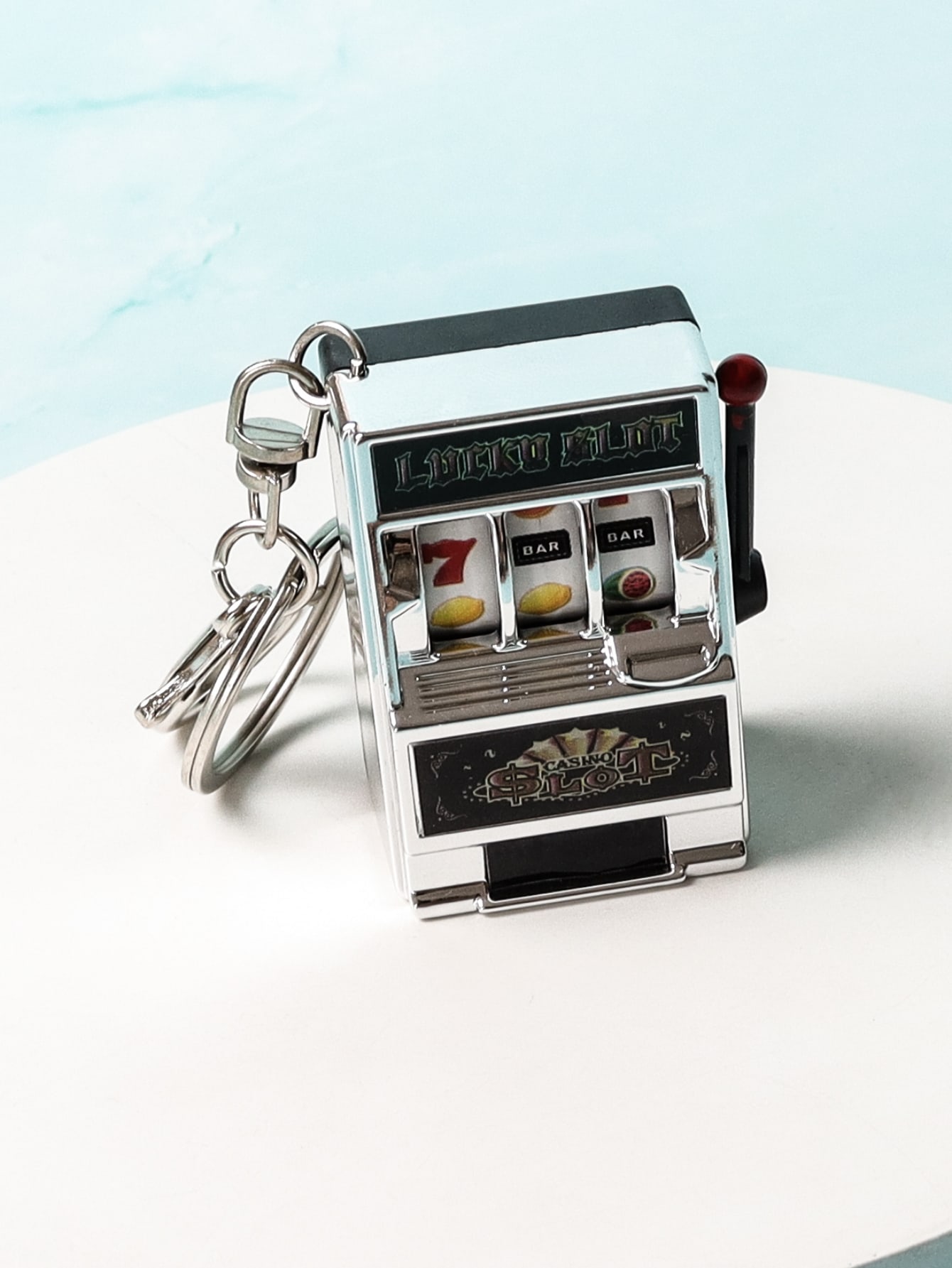 Mini Slot Machine Pendant Keychain