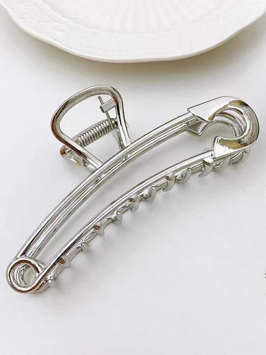 Safety Pin Design Hair Claw | SHEIN USA