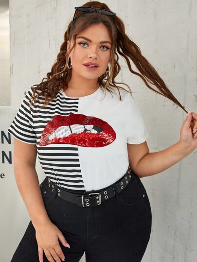 Womens Plus Size T Shirts Fashion Plus Size T Shirts At Cheap Price Shein Canada