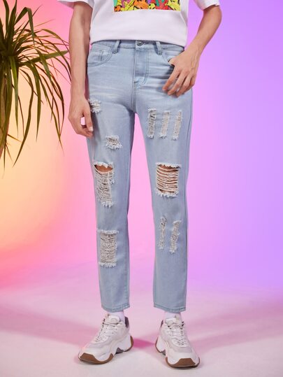 ROMWE MEN DENIM | Moda ROMWE MEN DENIM | SHEIN México