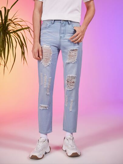 ROMWE MEN DENIM | Moda ROMWE MEN DENIM | SHEIN México