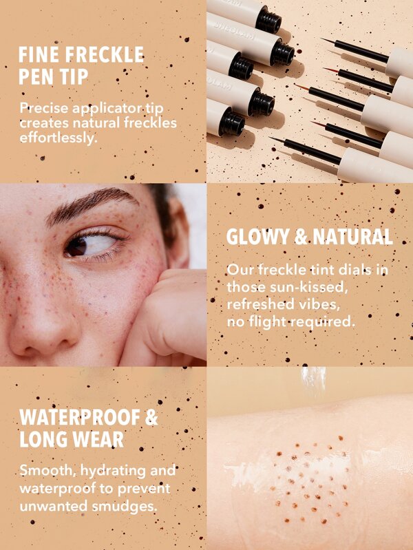 SHEGLAM Freck Please Freckle Tint-Dark Chocolate Smudge Tint Waterproof ...