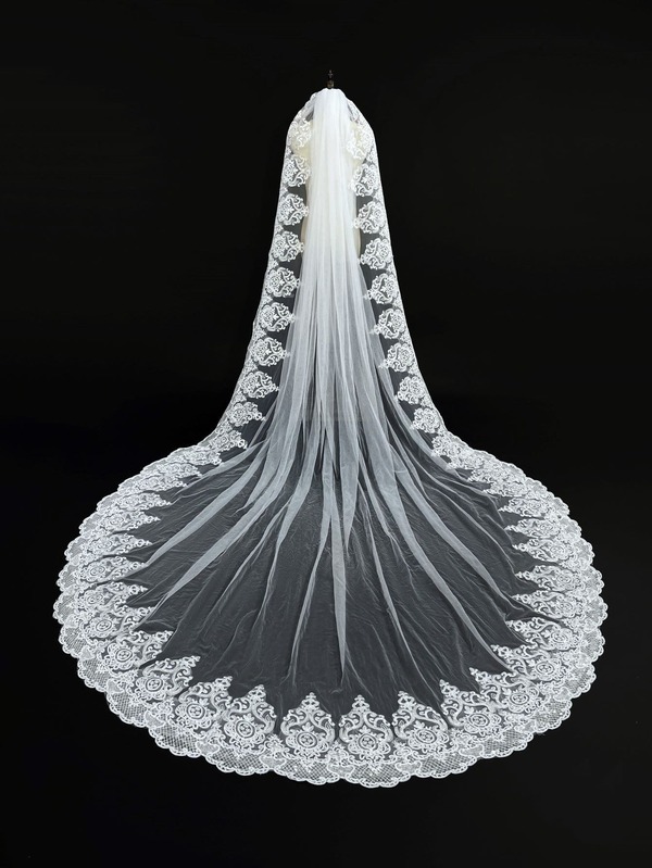 Embroidered Detail Bridal Veil | SHEIN USA