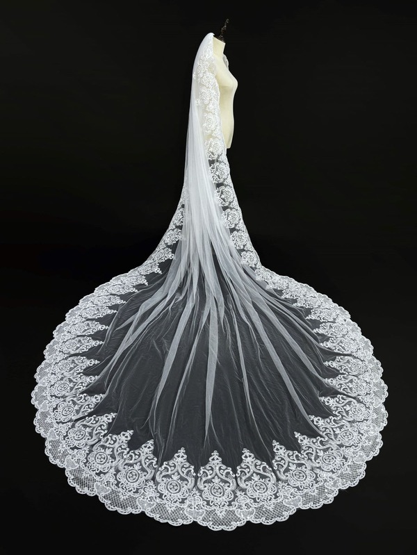 Embroidered Detail Bridal Veil | SHEIN USA