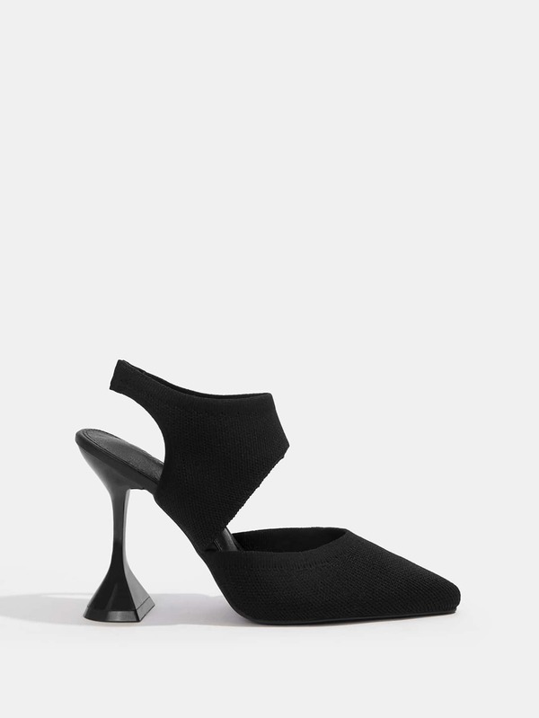 Everyday Collection Pyramid Heeled Pumps | SHEIN USA