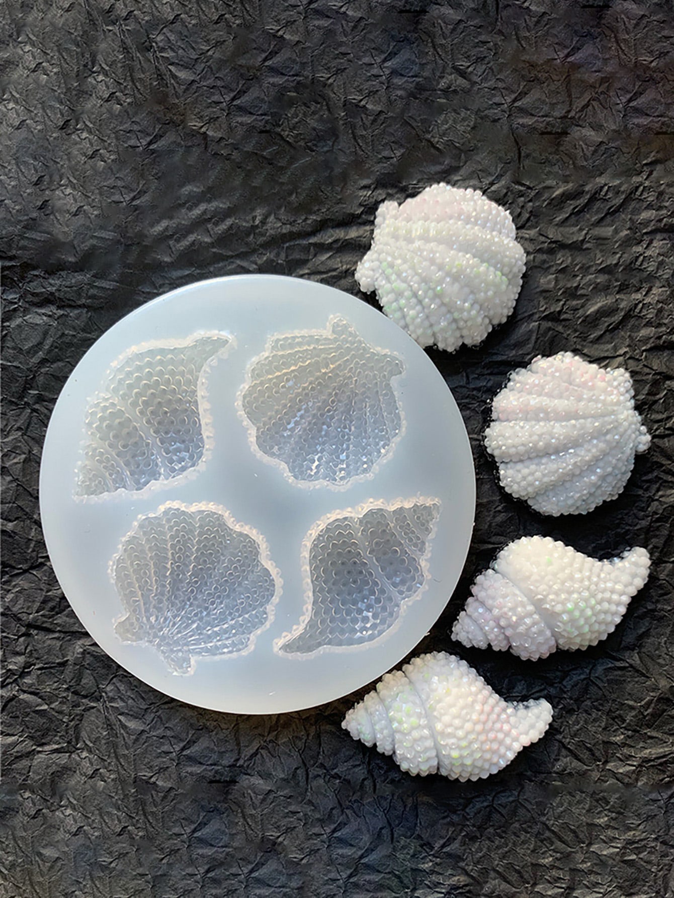 1 pieza Molde DIY concha