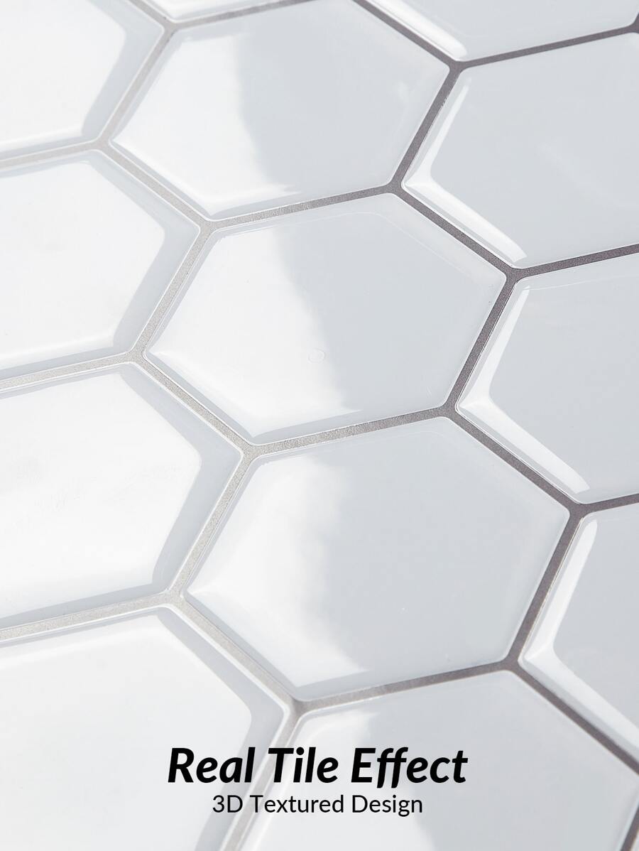 SHEIN Basic living BASIC LIVING 3D Textured Wall Panels DIY Tiles ...