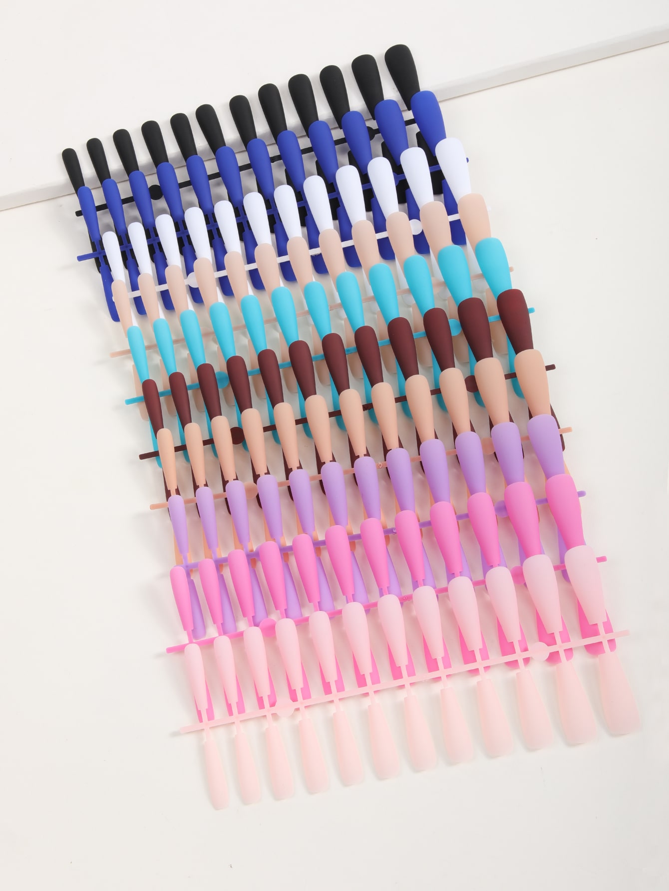 240pcs Plain Fake Nail