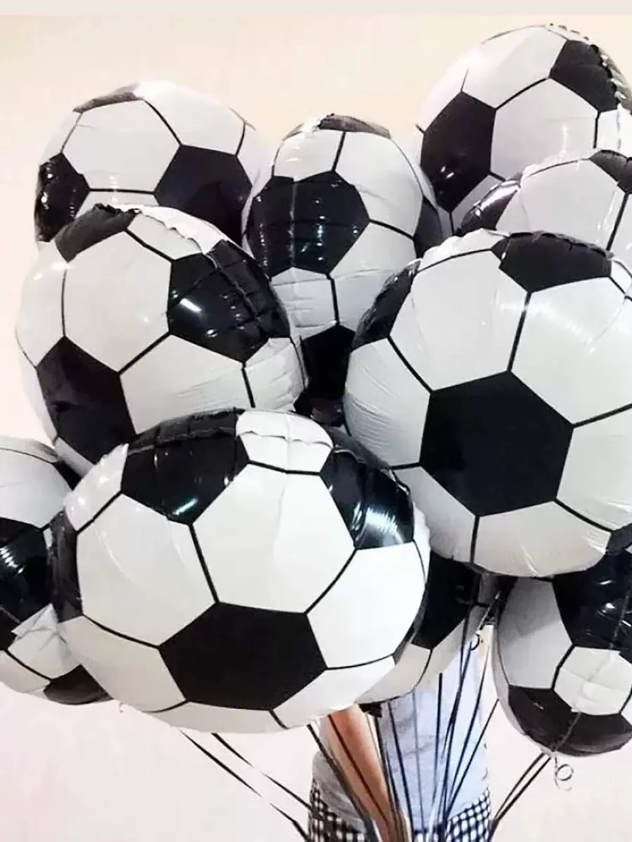 2pcs 18 Inch Soccer Foil Balloons For Football Sport Theme Party ...