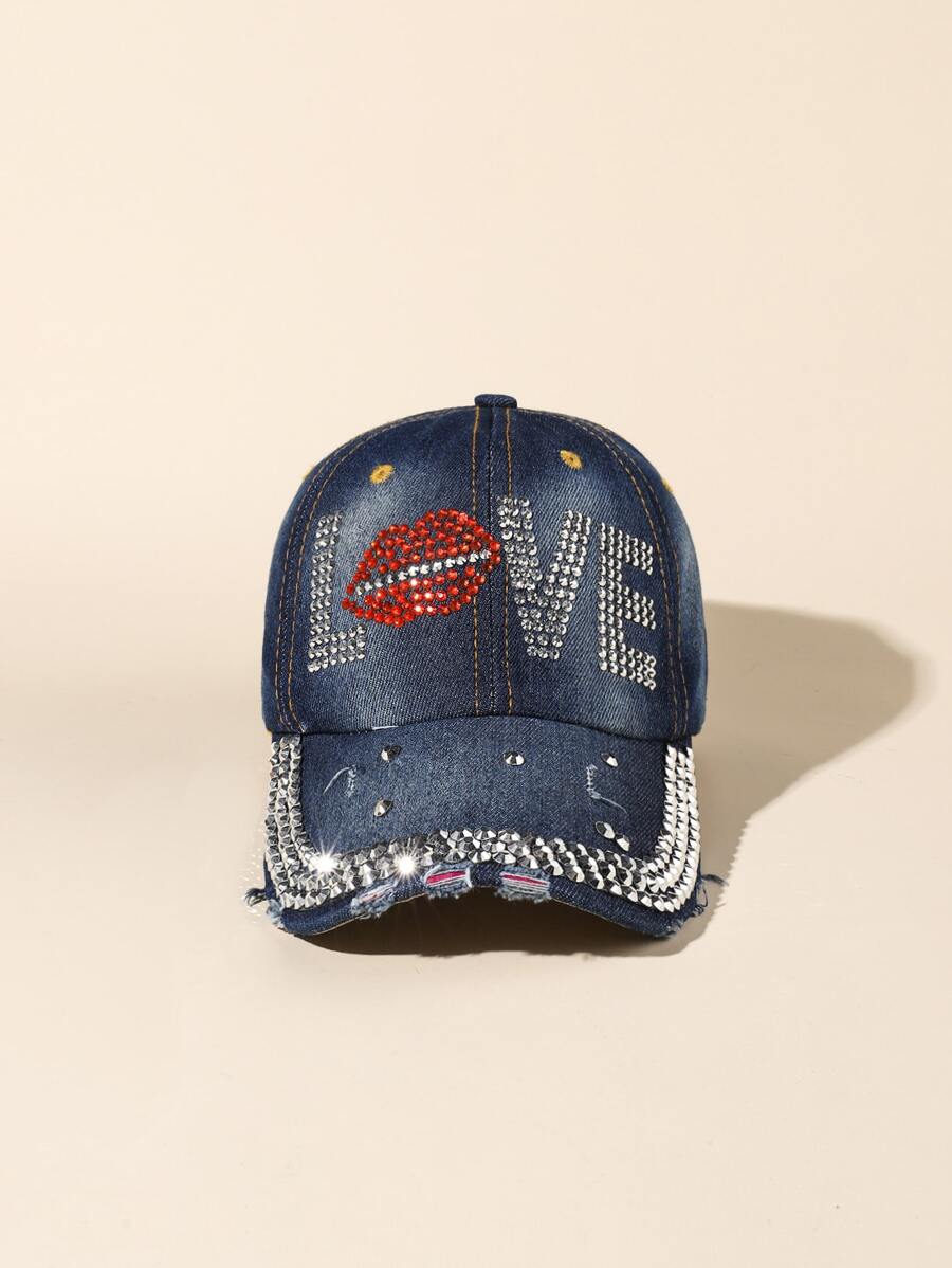 Rhinestone Letter Decor Baseball Cap | SHEIN USA