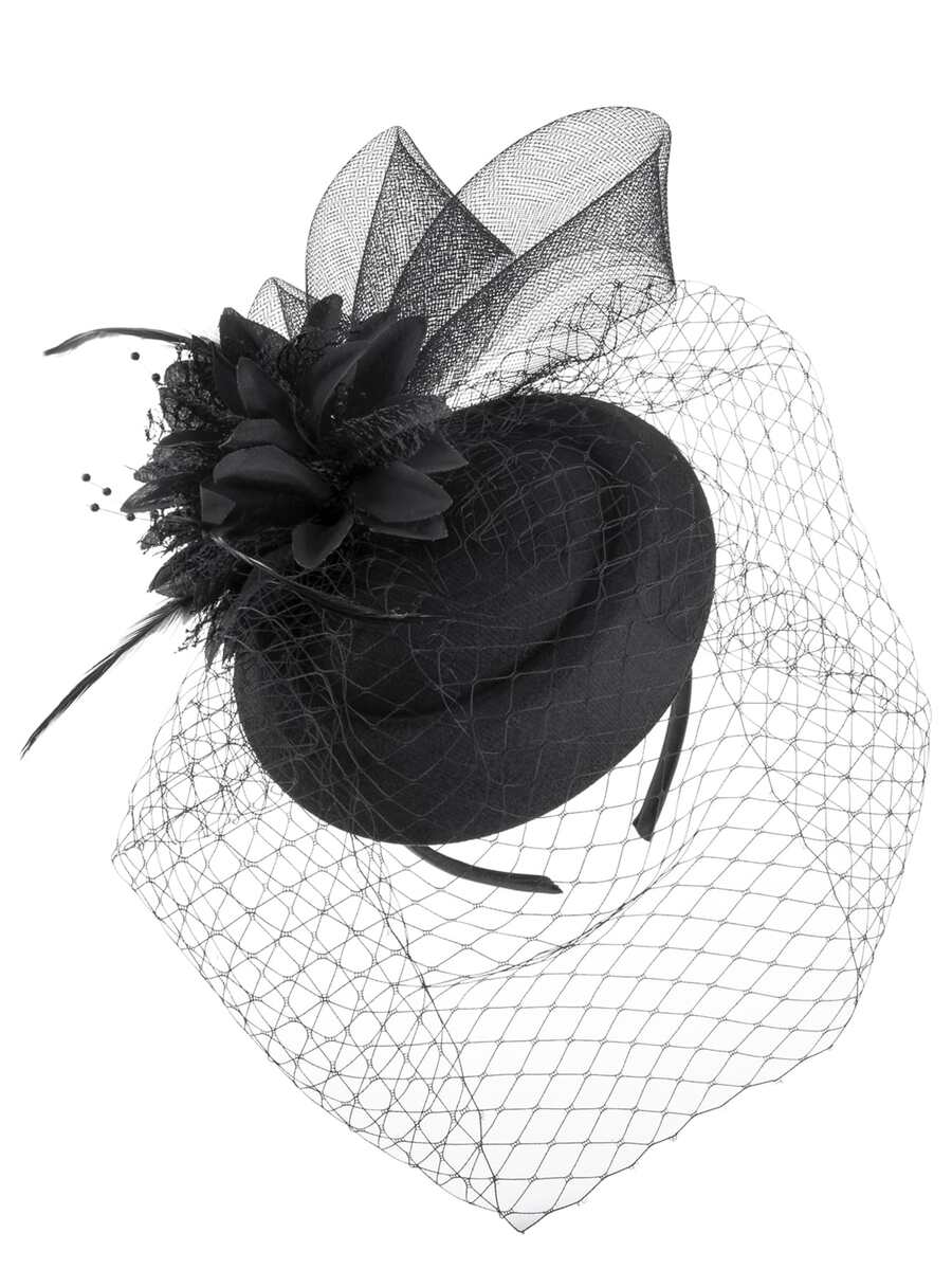Mesh Net & Hat Decor Headband | SHEIN USA