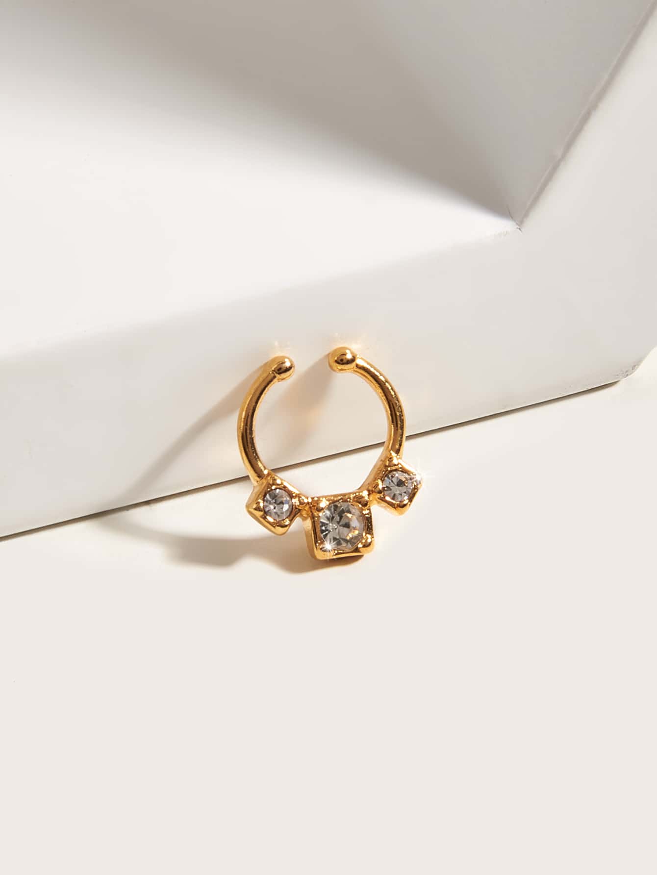 Rhinestone Decor Nose Cuff | SHEIN USA