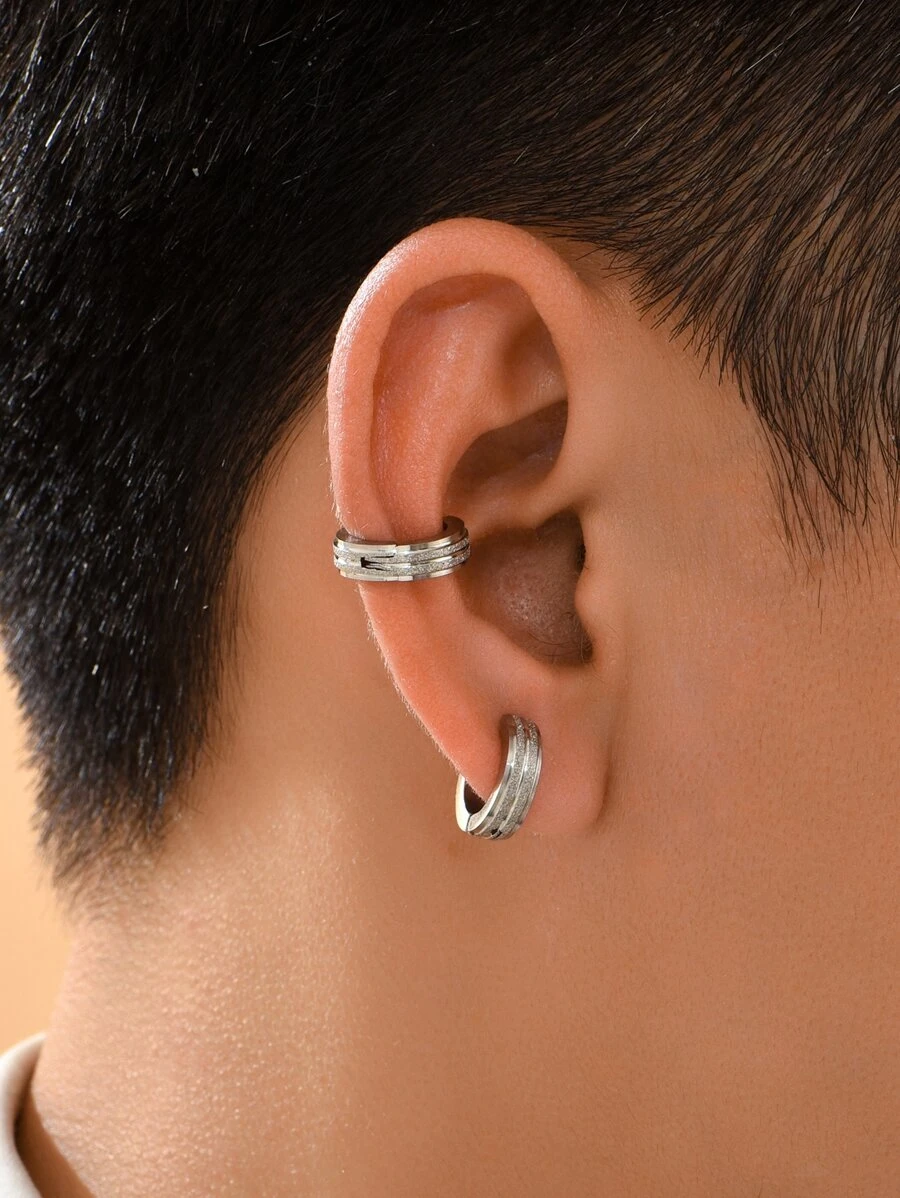 Fashionable and Popular Men Minimalist Ear Cuffs for Jewelry Gift and ...