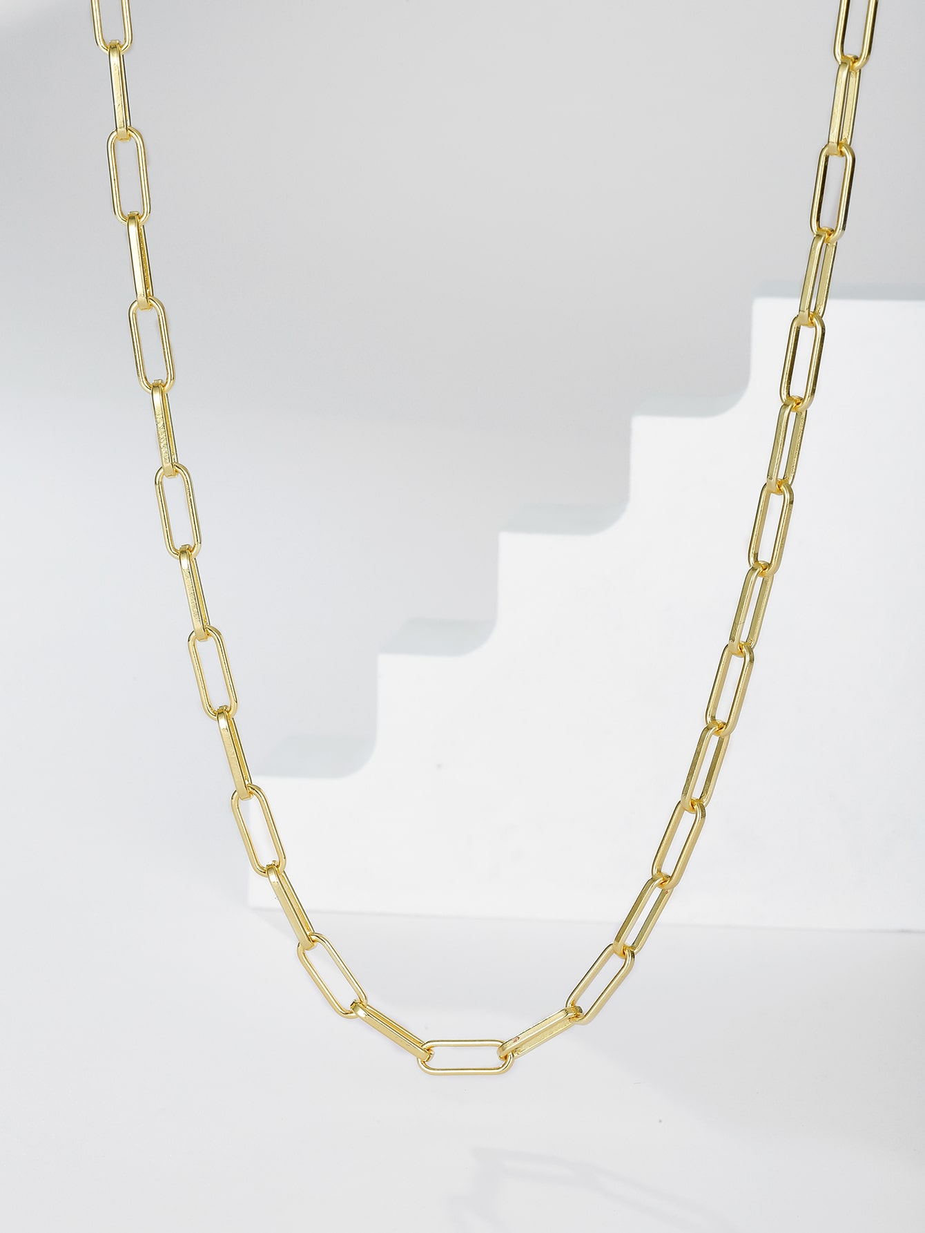 18K Gold Plated Minimalist Chain Necklace