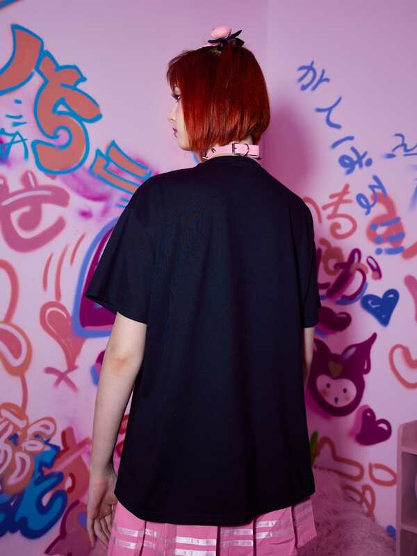 Anime Cartoon Figure Graphic Tee | SHEIN USA