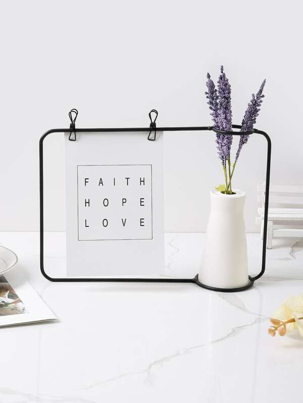 1pc Iron Photo Frame Without Inner Paper, Minimalist Poster Display ...