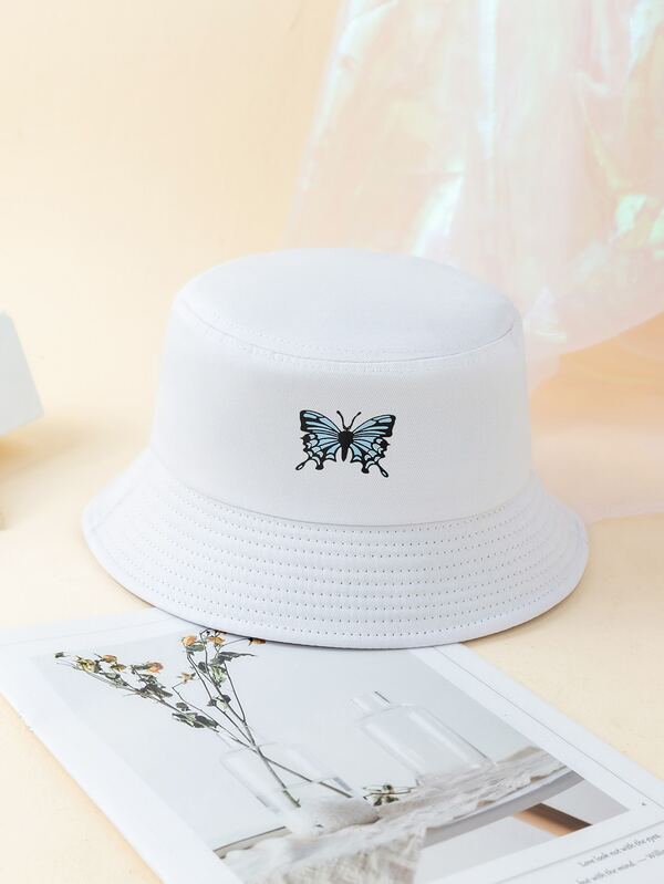 Butterfly Pattern Bucket Hat | SHEIN USA