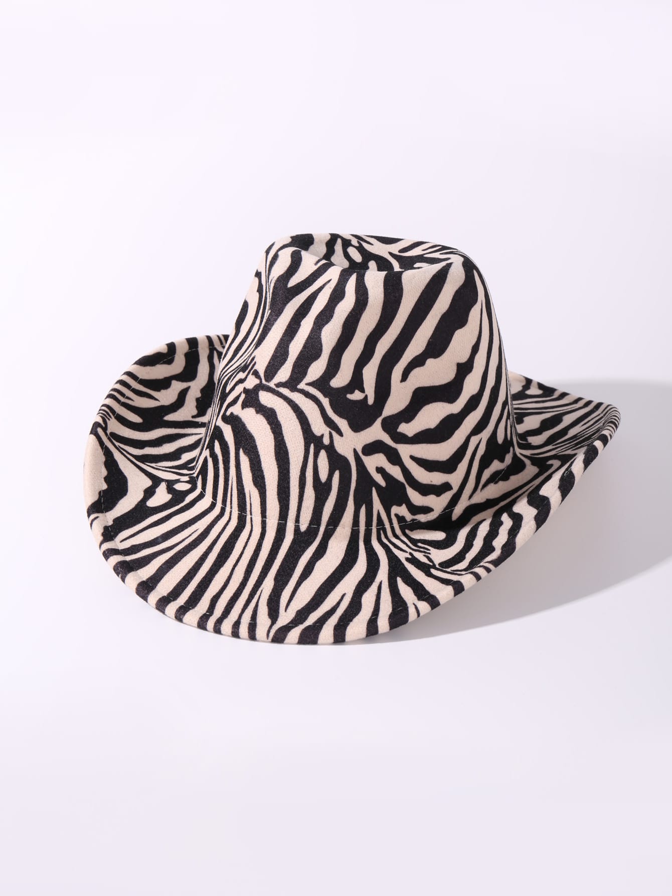 Zebra Print Cowboy Hat