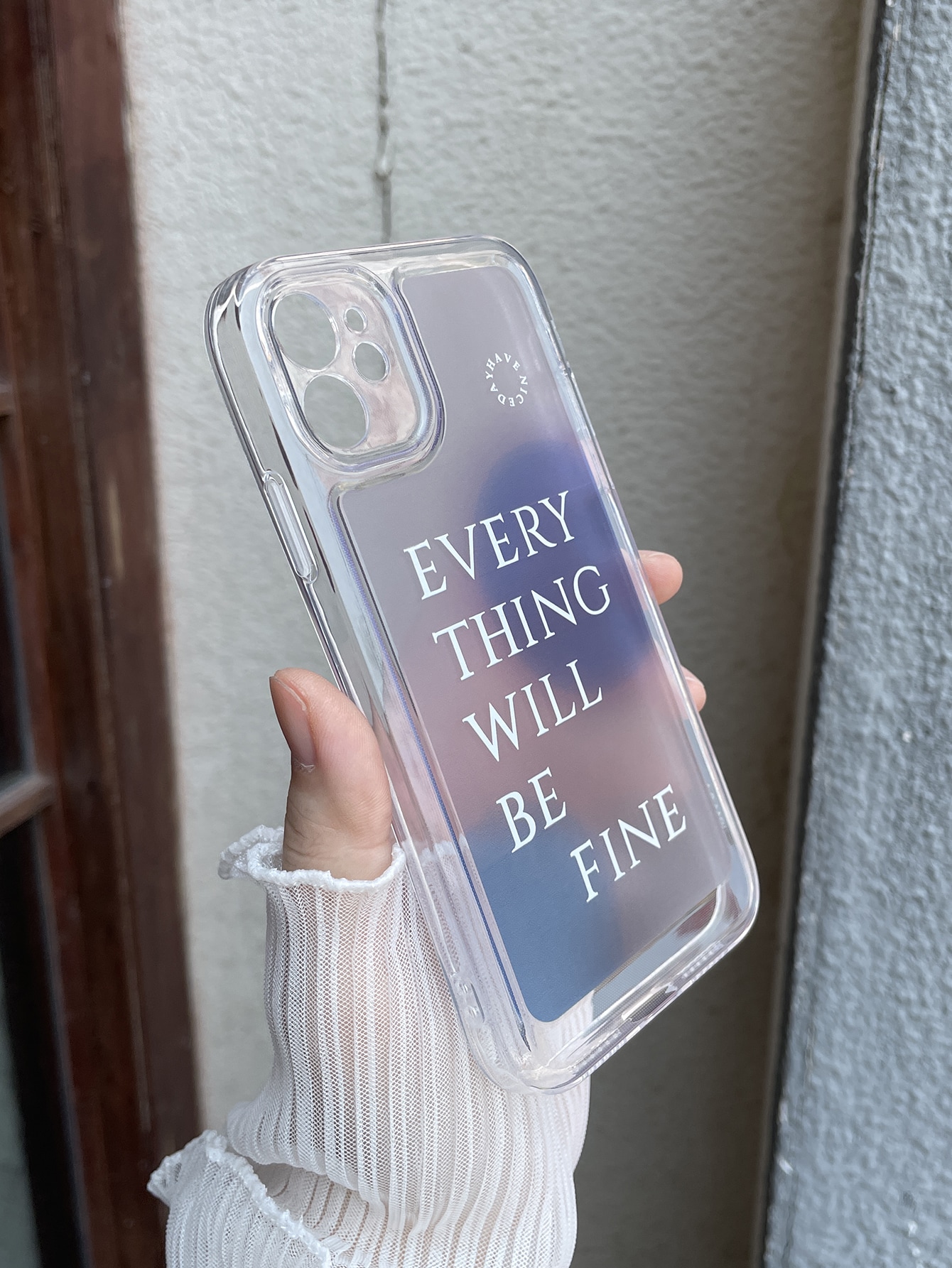 Slogan Graphic Phone Case